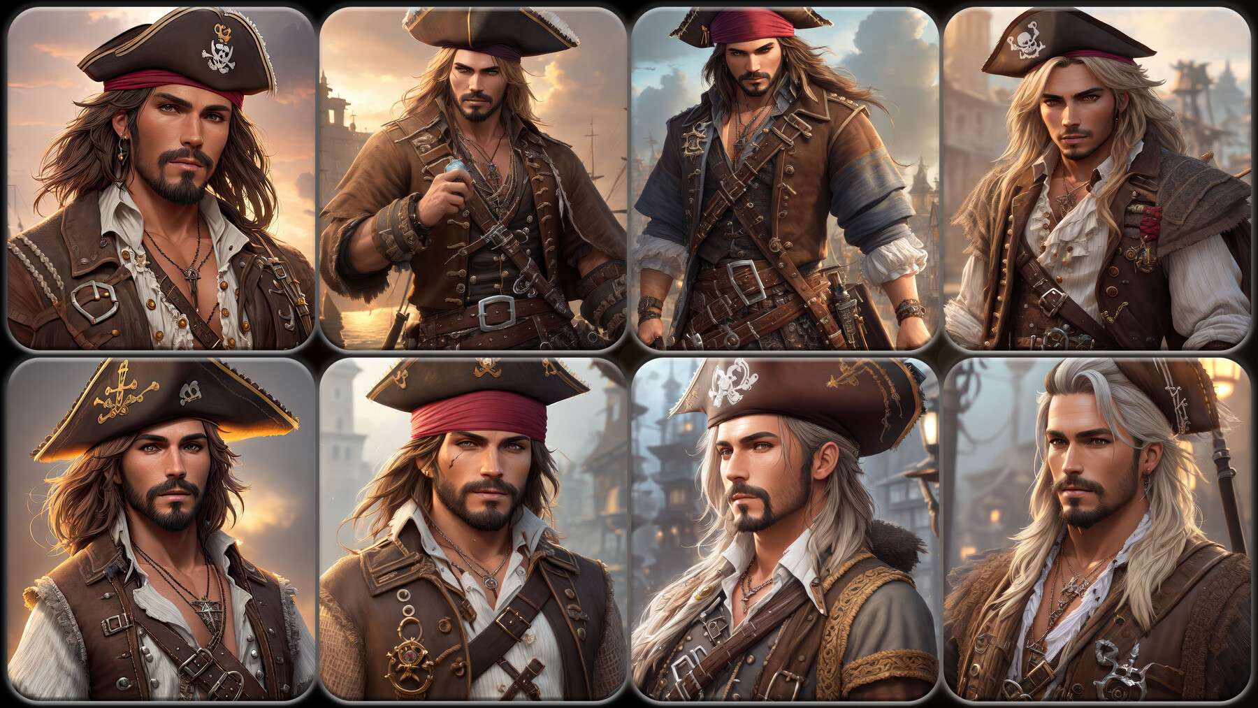 ArtStation - 200 Male Pirate Reference Pack | 4K | v.2 | Artworks
