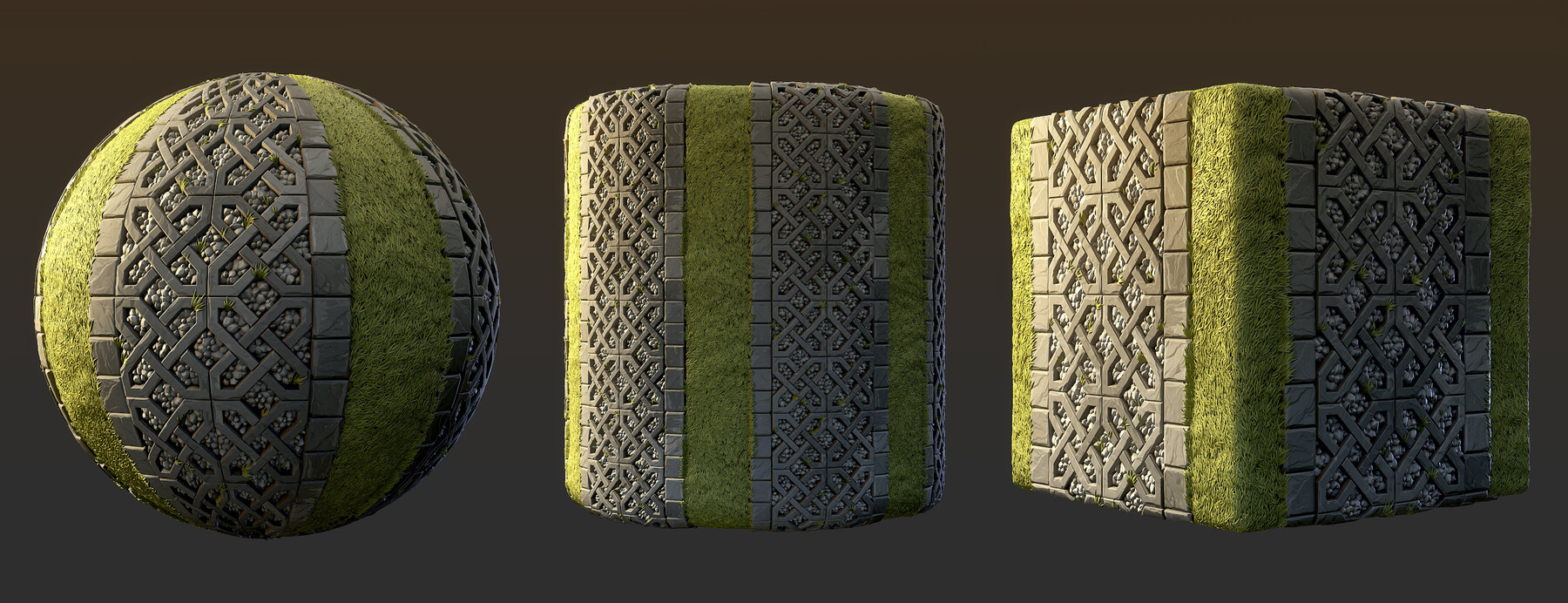 ArtStation - Stylized Stone Pavers - Substance 3D Designer | Game Assets