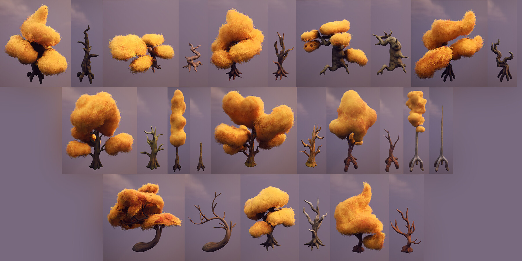 ArtStation - Stylized Tree Pack | Resources