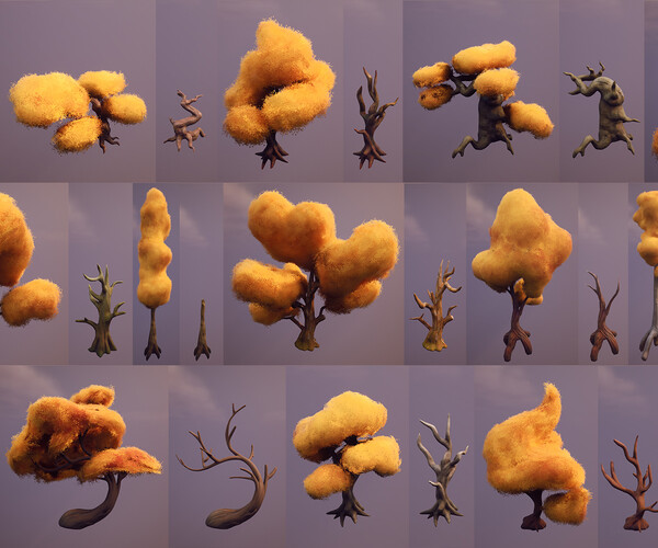 ArtStation - Stylized Tree Pack | Resources