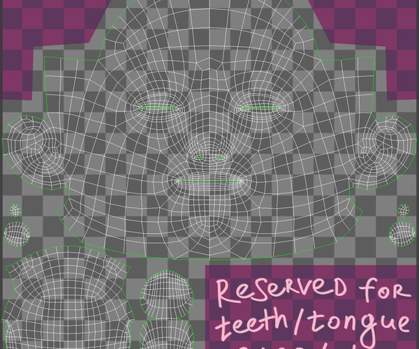 ArtStation - Ultimate Femal Basemesh for Deformation | Head (Unwrapped) | Resources