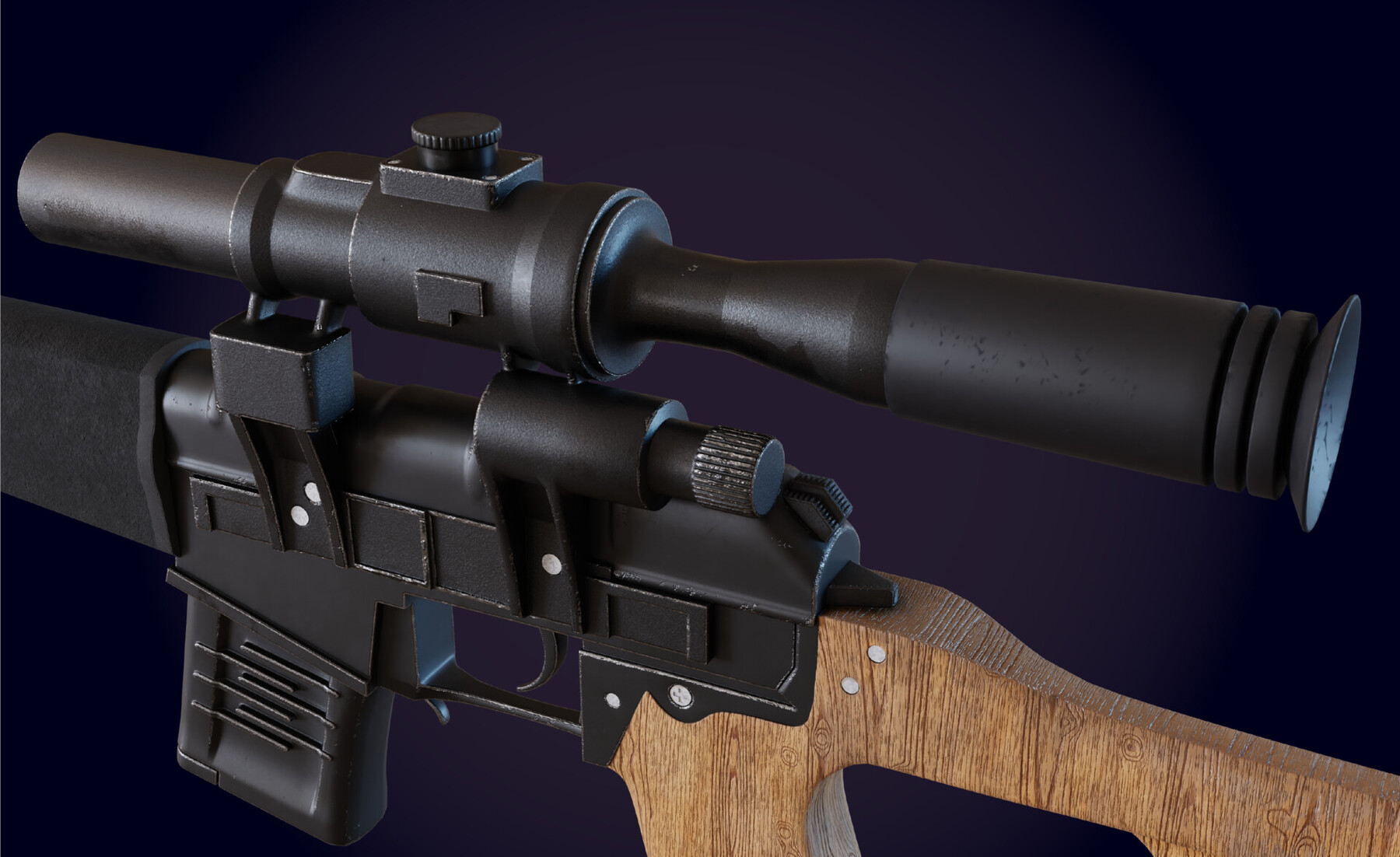 ArtStation - VSS Vintorez Gun | Game Assets