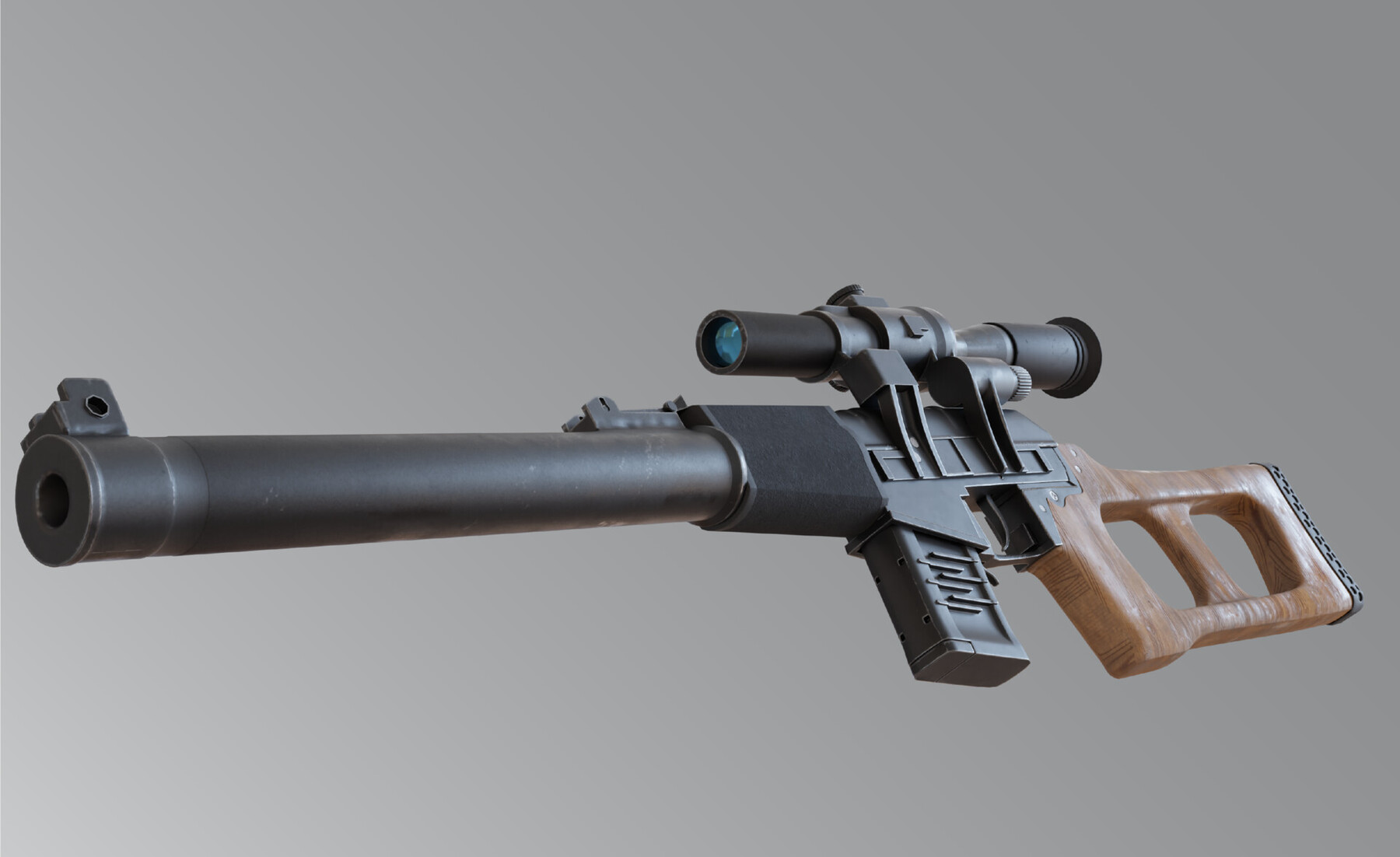 ArtStation - VSS Vintorez Gun | Game Assets
