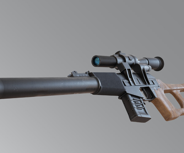 ArtStation - VSS Vintorez Gun | Game Assets