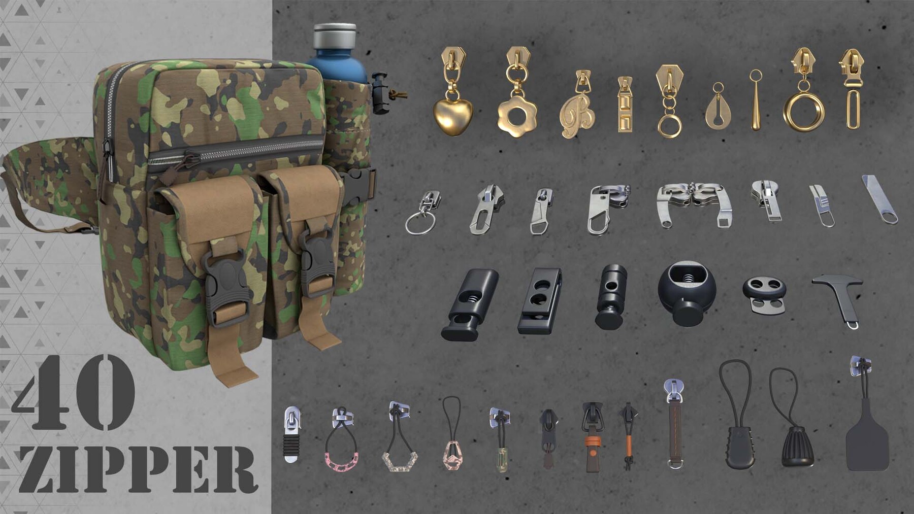 ArtStation - Zipper | Game Assets