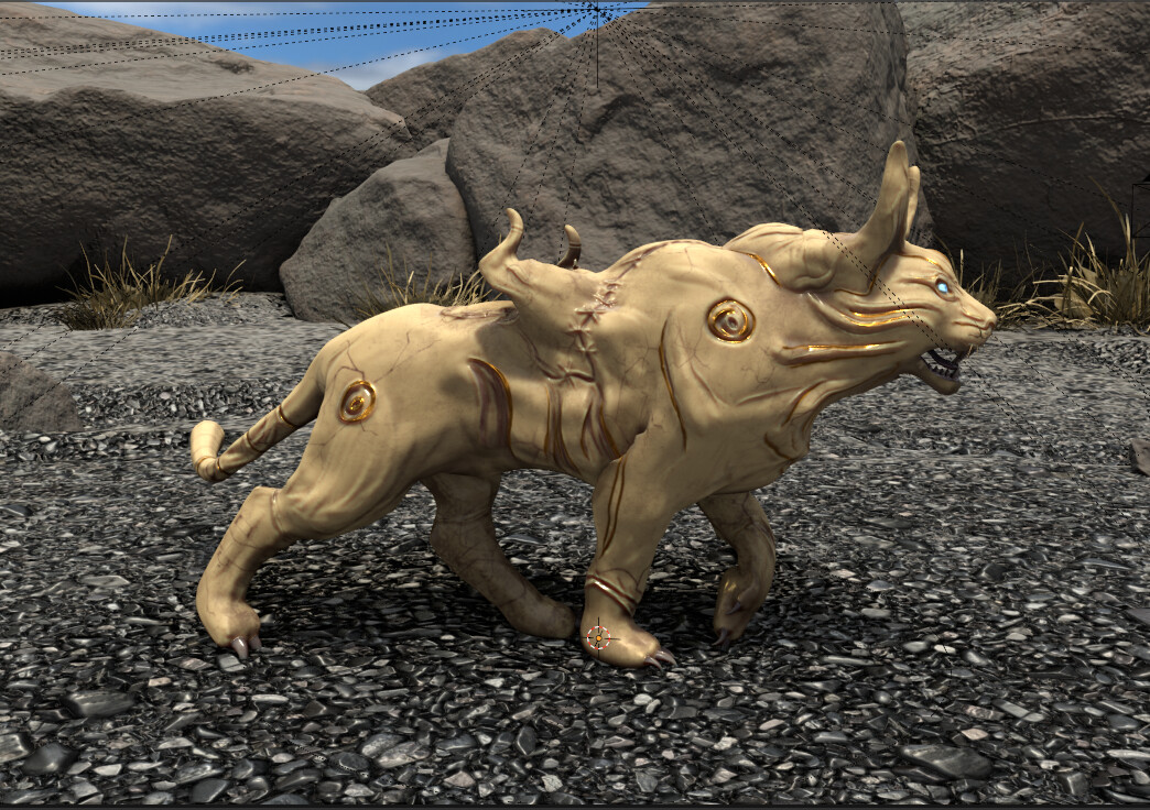 ArtStation - Alien Creature - Female Lion - Ngchipv | Game Assets