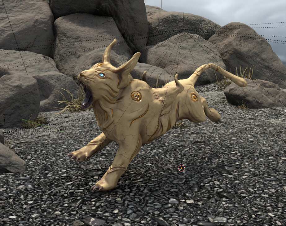 ArtStation - Alien Creature - Female Lion - Ngchipv | Game Assets