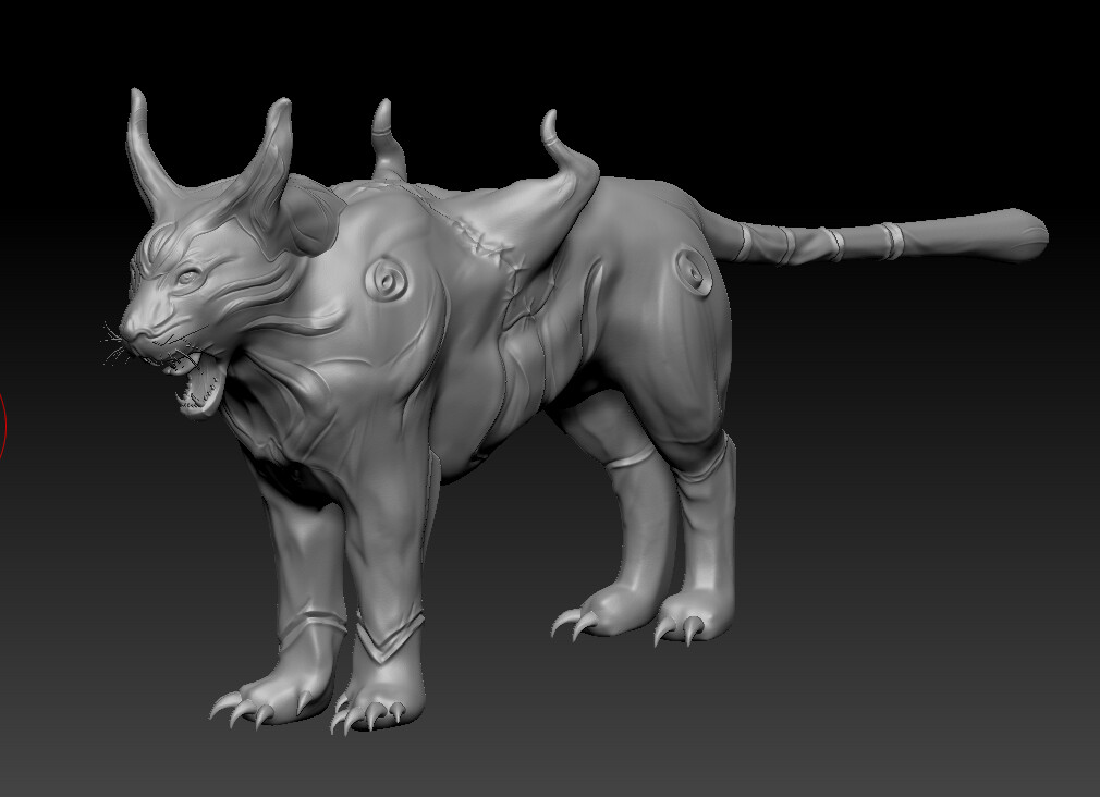 ArtStation - Alien Creature - Female Lion - Ngchipv | Game Assets