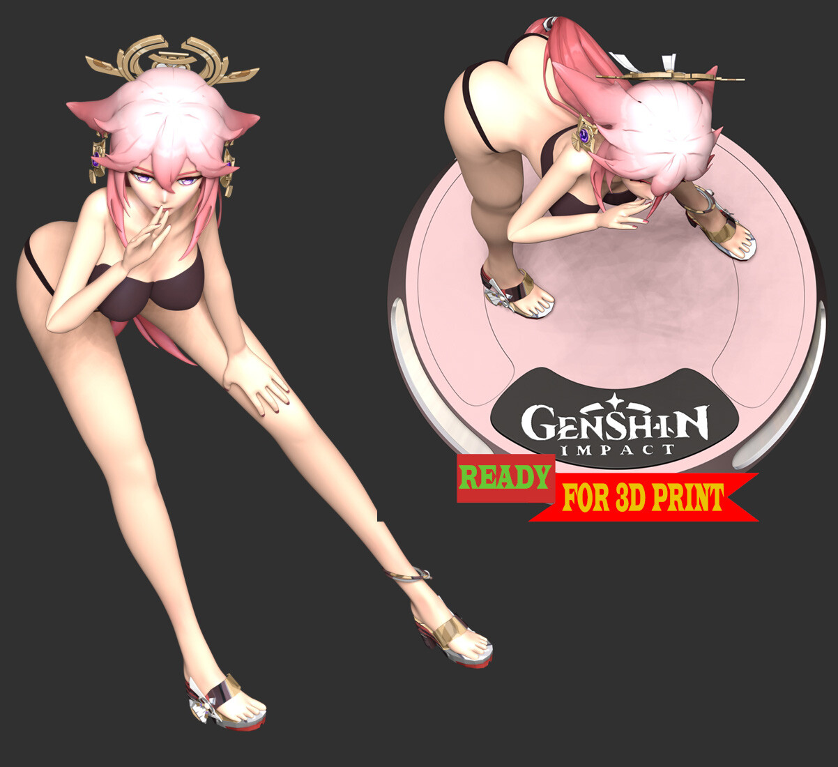 ArtStation - Yae Miko - Genshin Impact | Resources