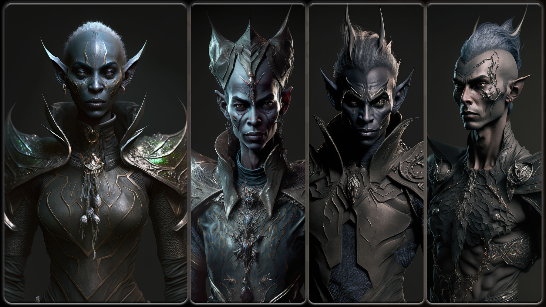 ArtStation - 100 Realistic Dark Elf Reference Pack | 8K | v.3 | Artworks