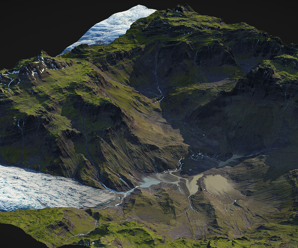 ArtStation - Iceland Mountains Landscape | Game Assets