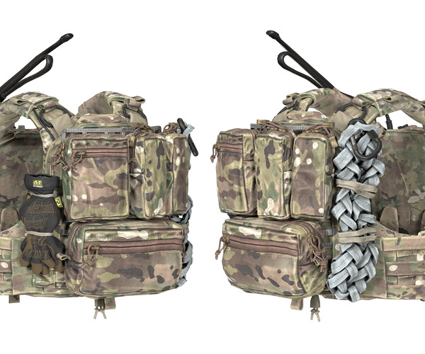 ArtStation - AVS PLATE CARRIER V1 | Game Assets