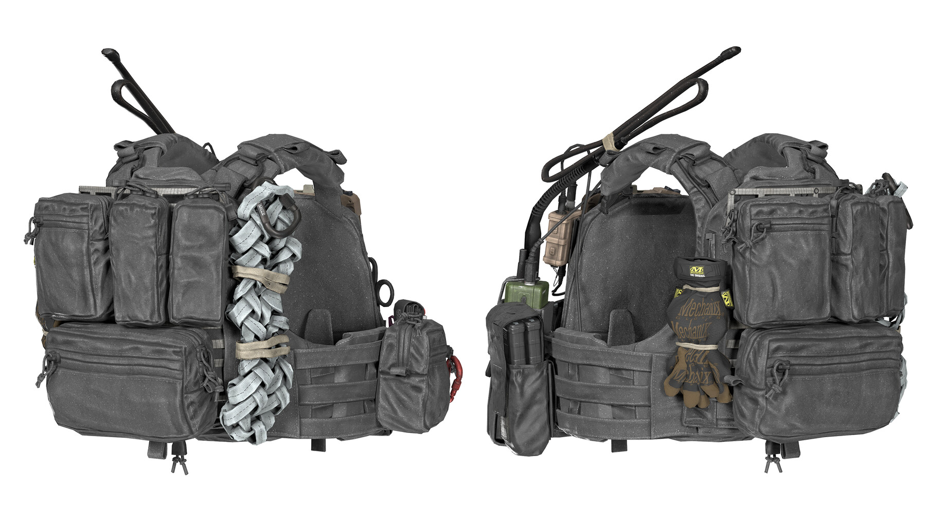 ArtStation - AVS PLATE CARRIER V1 | Game Assets