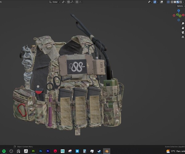 ArtStation - AVS PLATE CARRIER V1 | Game Assets