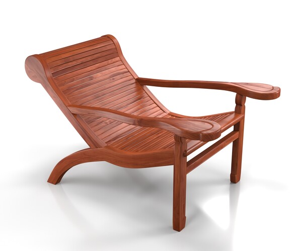 ArtStation - Dutch Colonial Plantation Lounge Chair | Resources