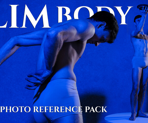 ArtStation - A Slim Male Body - Photo reference pack for artists 792 ...