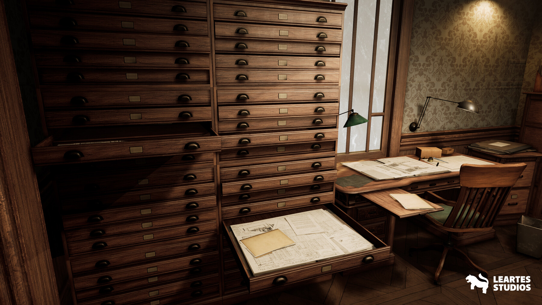 ArtStation - 1900's Office | Game Assets