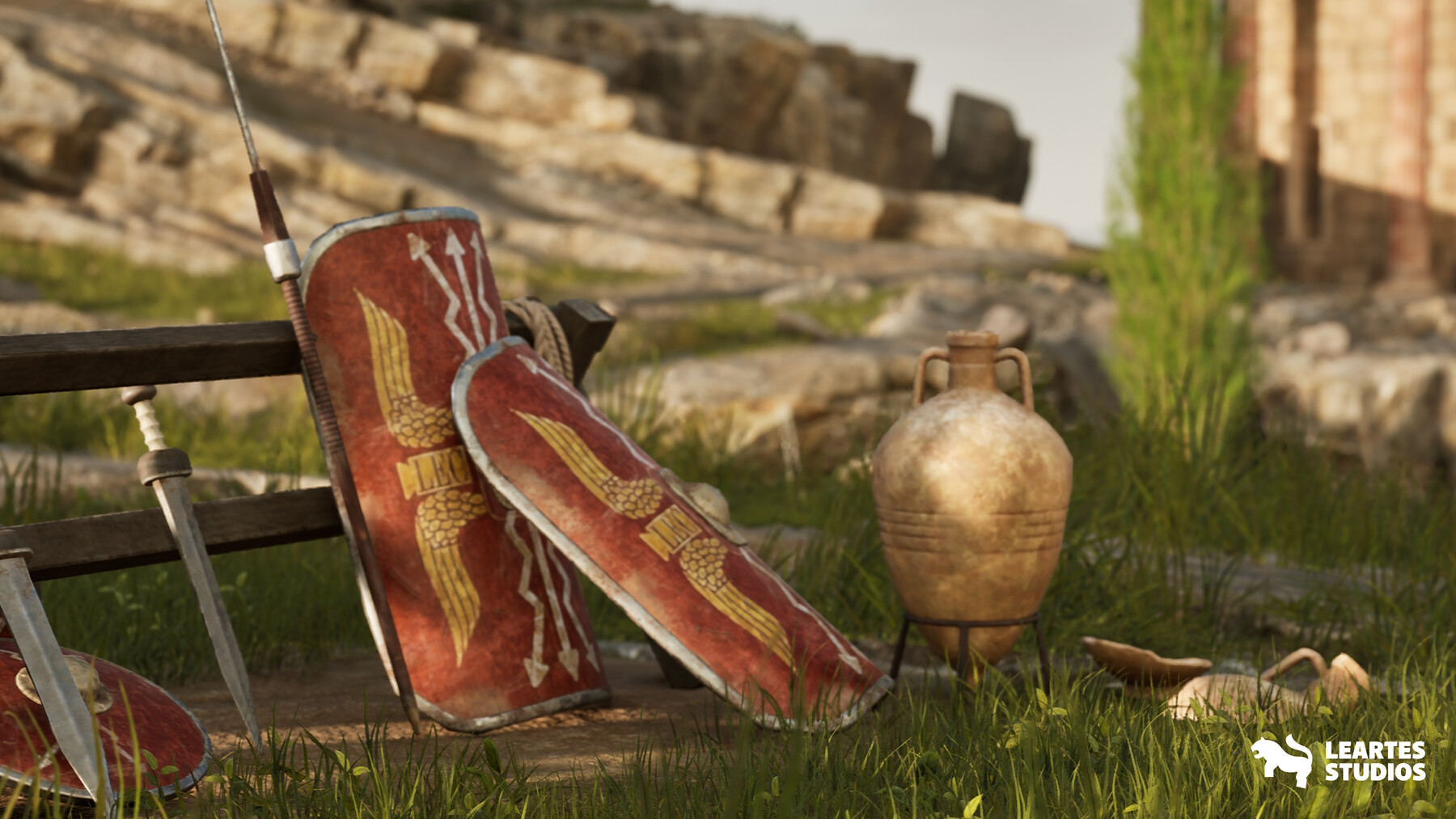 ArtStation - Roman Temple Ruins | Game Assets