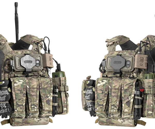 ArtStation - AVS PLATE CARRIER V2 | Game Assets