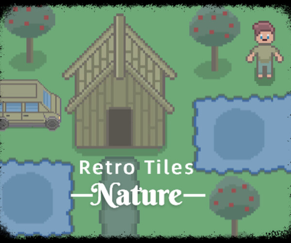 ArtStation - Retro Nature Tiles | Game Assets