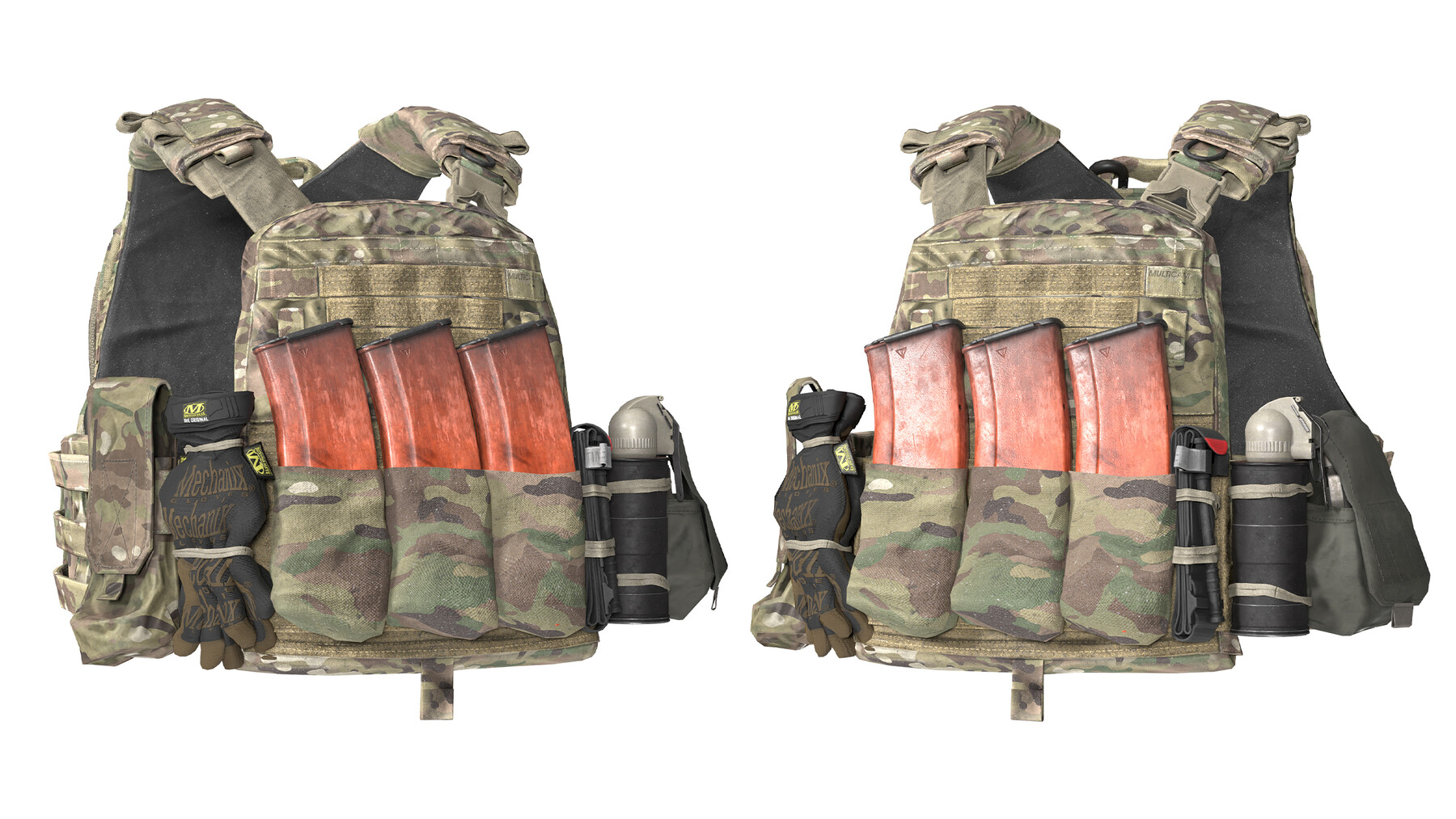 ArtStation - AVS PLATE CARRIER V4 | Game Assets