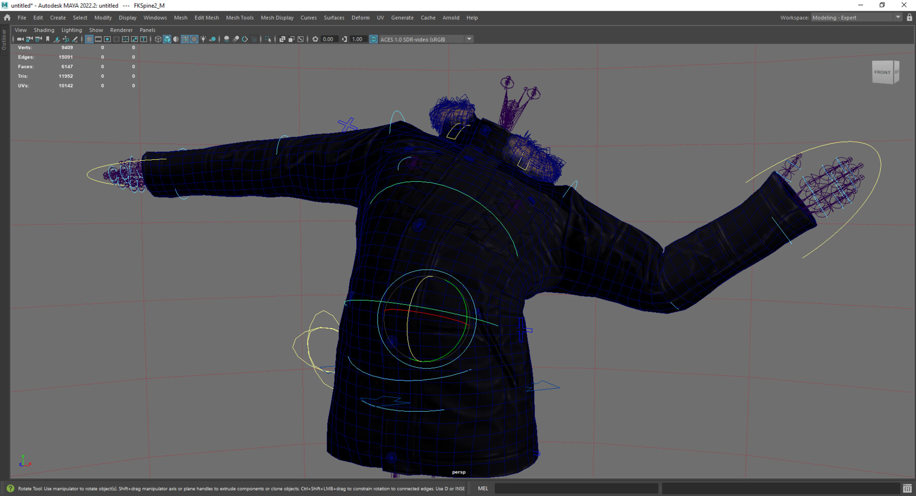 ArtStation - Coat Realistic 3D Rigged Low-poly 3D model | Game Assets