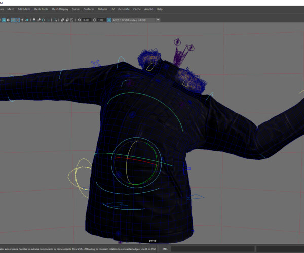 ArtStation - Coat Realistic 3D Rigged Low-poly 3D model | Game Assets