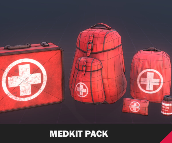 ArtStation - Medkit Pack | Game Assets