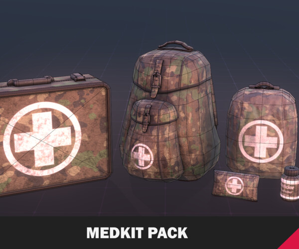 ArtStation - Medkit Pack | Game Assets