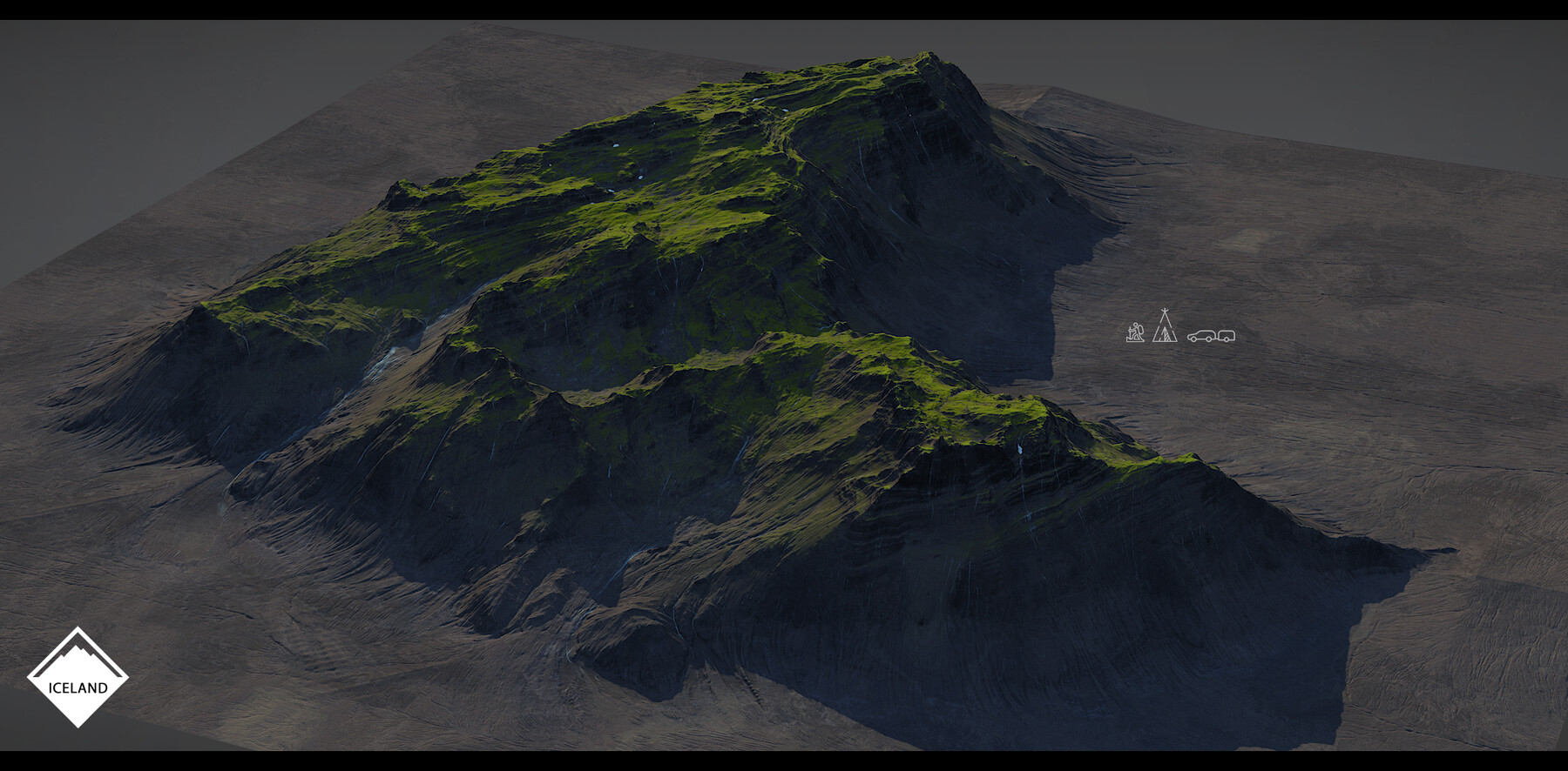 ArtStation - Iceland mountain Pack | Game Assets