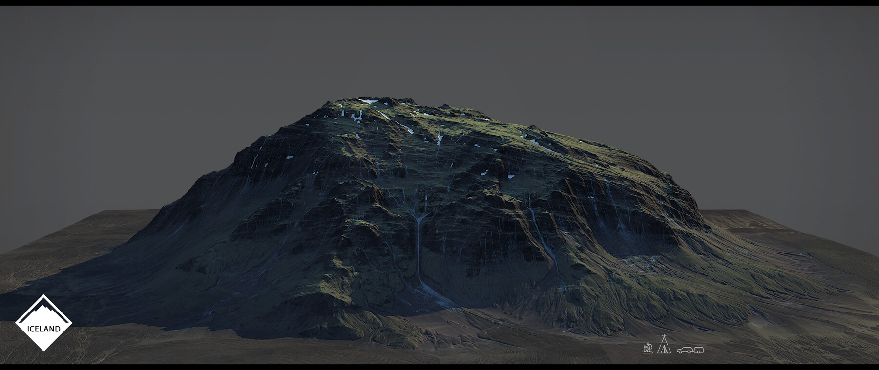 ArtStation - Iceland mountain Pack | Game Assets