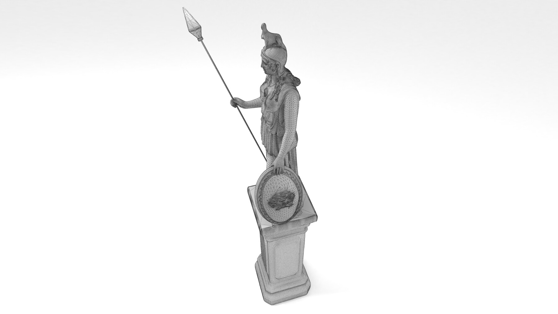ArtStation - Athena Statue 4K | Resources