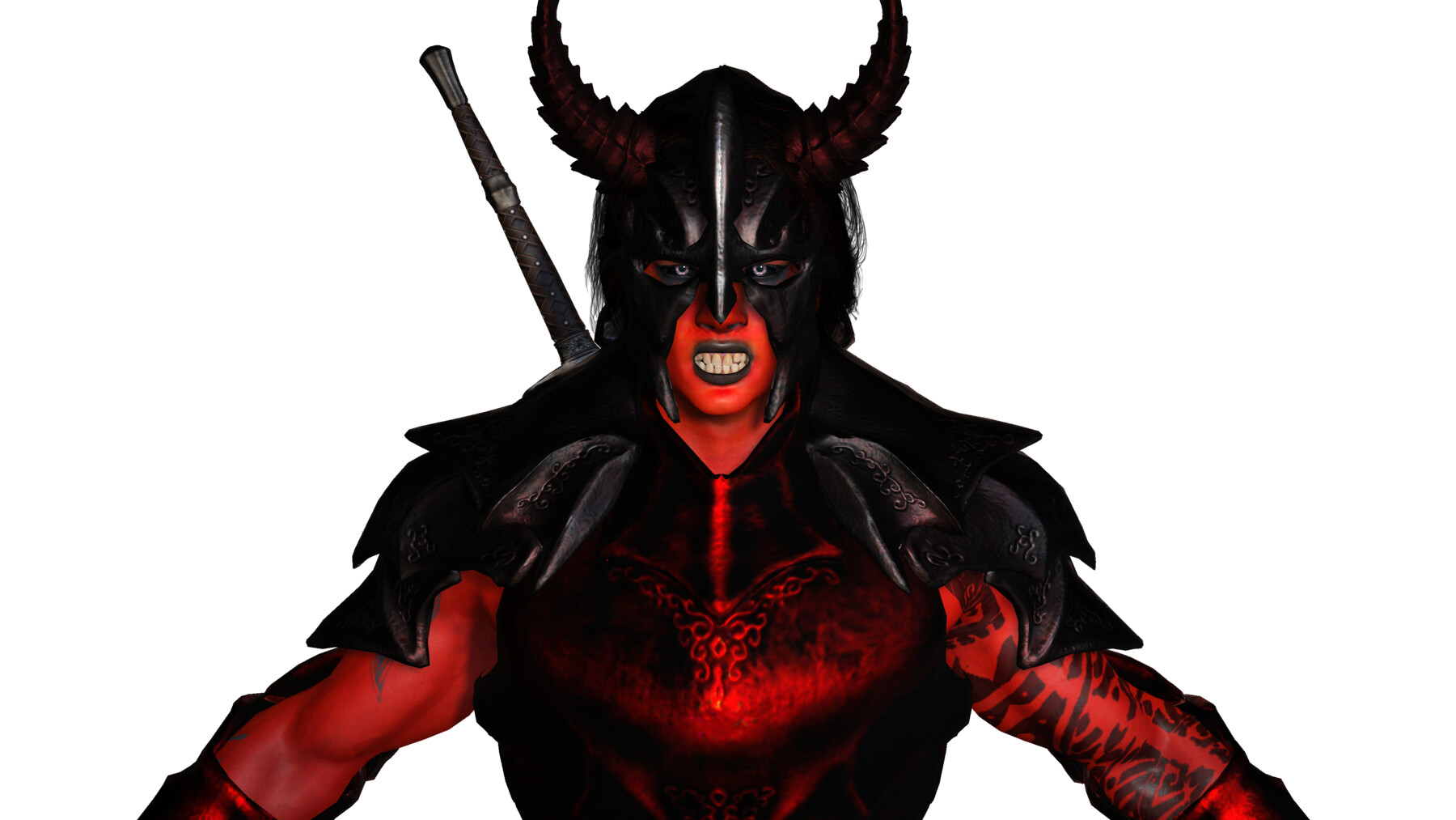 ArtStation - AAA 3D FANTASY MALE CHARACTER - THE DEVIL WARRIOR 01 ...