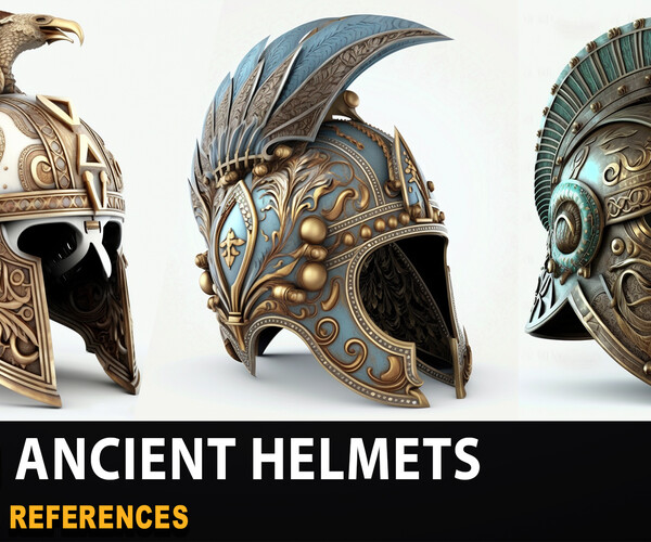 ArtStation - 150 Ancient Helmet | Artworks