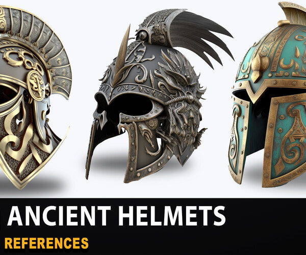 ArtStation - 150 Ancient Helmet | Artworks