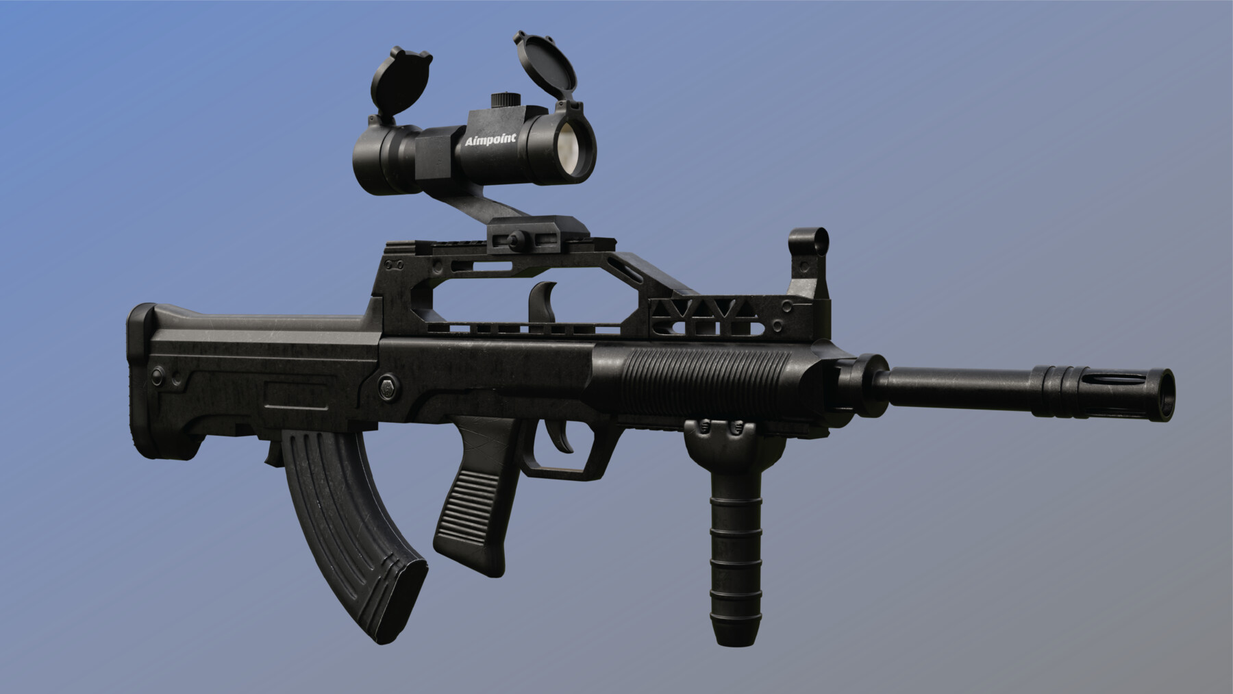 ArtStation - QBZ 95 Gun | Game Assets