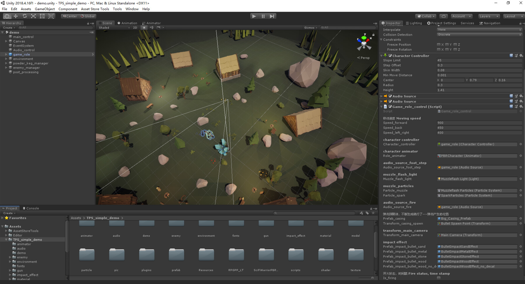 Artstation Unity Template Tps Game Game Assets