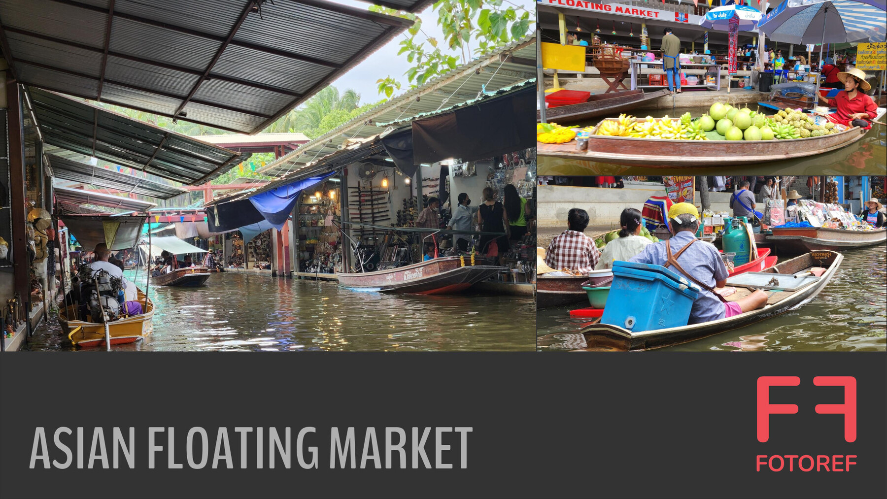 ArtStation - 213 photos of Asian Floating Market | Resources