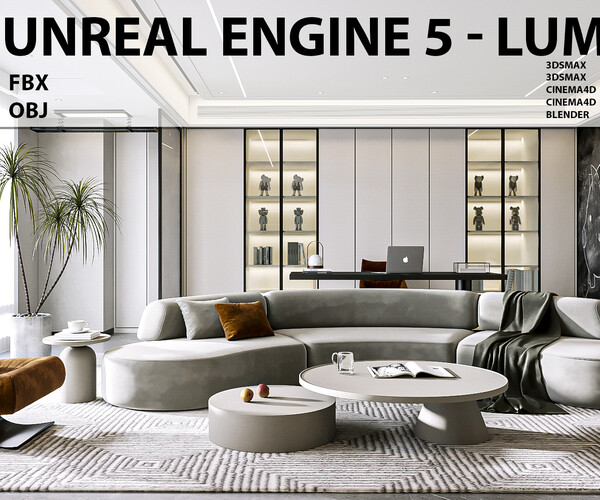 ArtStation - Apartment Studio Design 02 for Unreal Engine | Resources