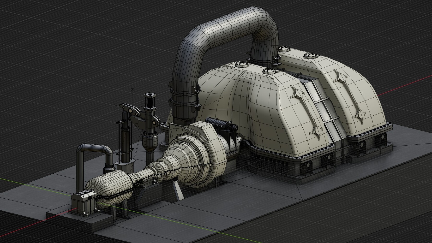 ArtStation - steam turbine | Resources