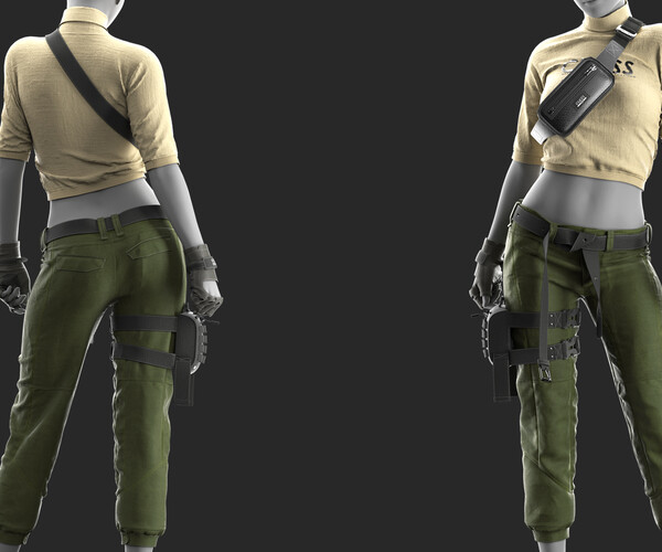 ArtStation - 10 Outfits - VOL3 - Marvelous / CLO Project file +Video ...