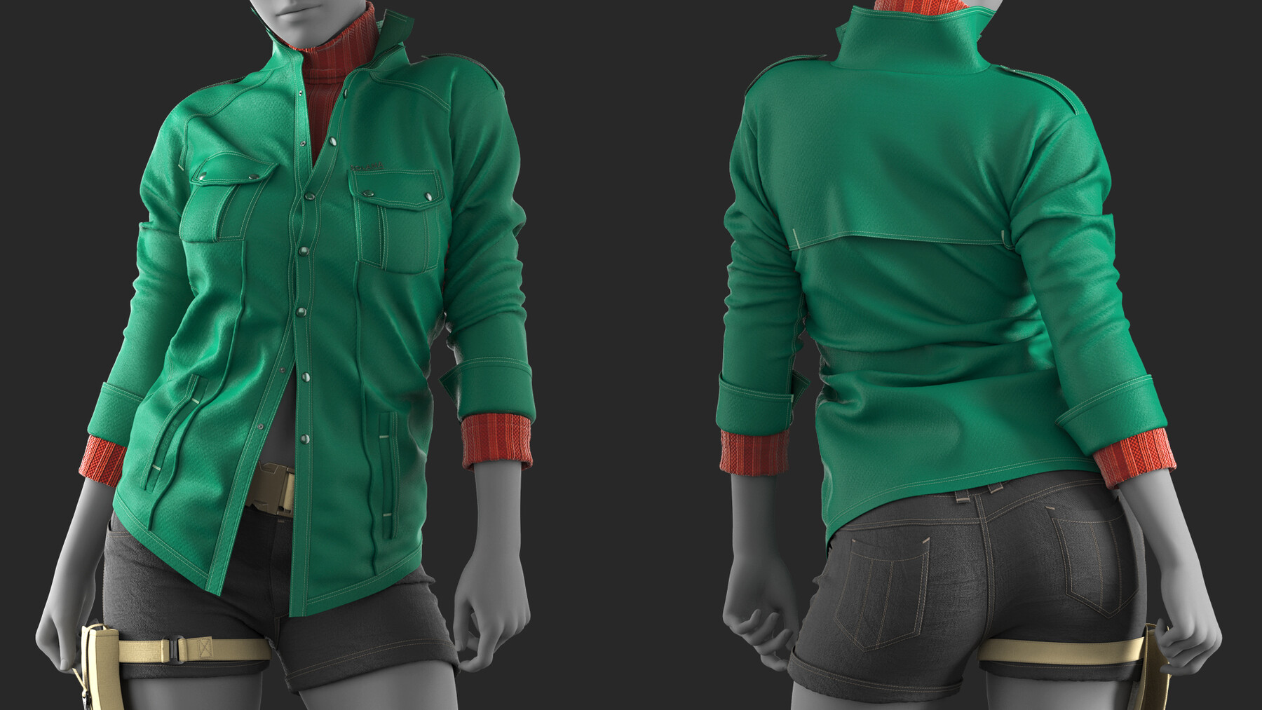 ArtStation - 10 Outfits - VOL3 - Marvelous / CLO Project file +Video ...