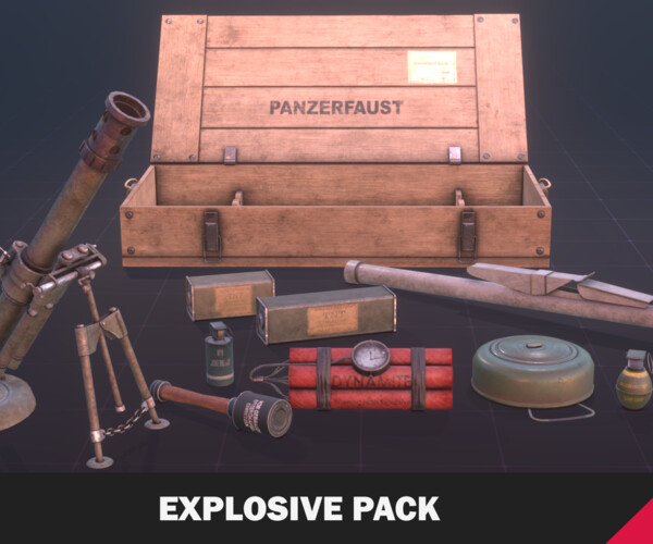 ArtStation - Explosive Pack | Game Assets