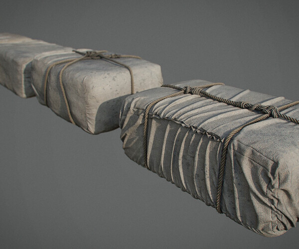 ArtStation - Victorian Wool Bales Packs Set | Resources