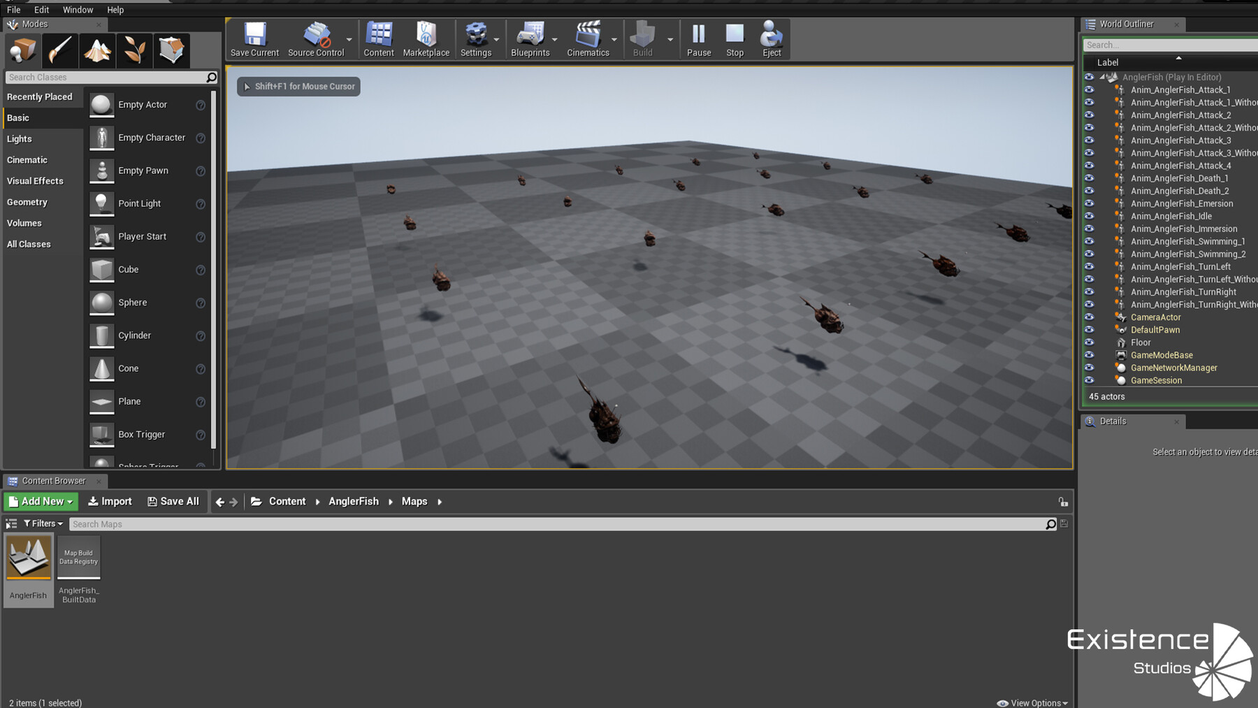 ArtStation - Fish low poly model / Anglerfish lowpoly / ocean horror ...