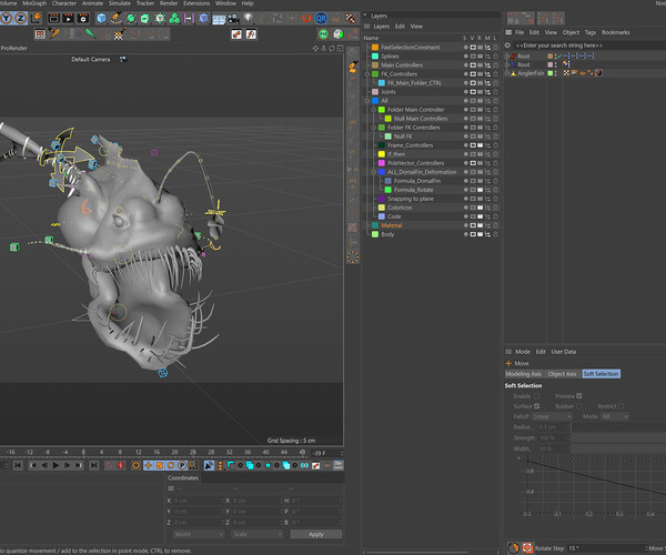 ArtStation - Fish low poly model / Anglerfish lowpoly / ocean horror ...