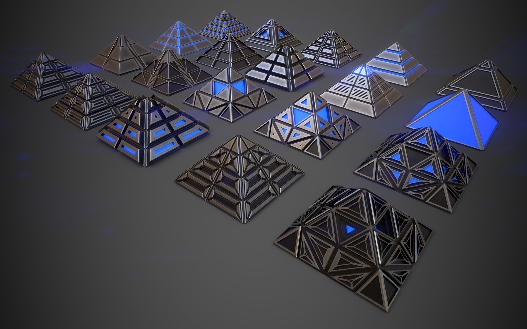 ArtStation - Sci-Fi Pyramid Metal | Resources