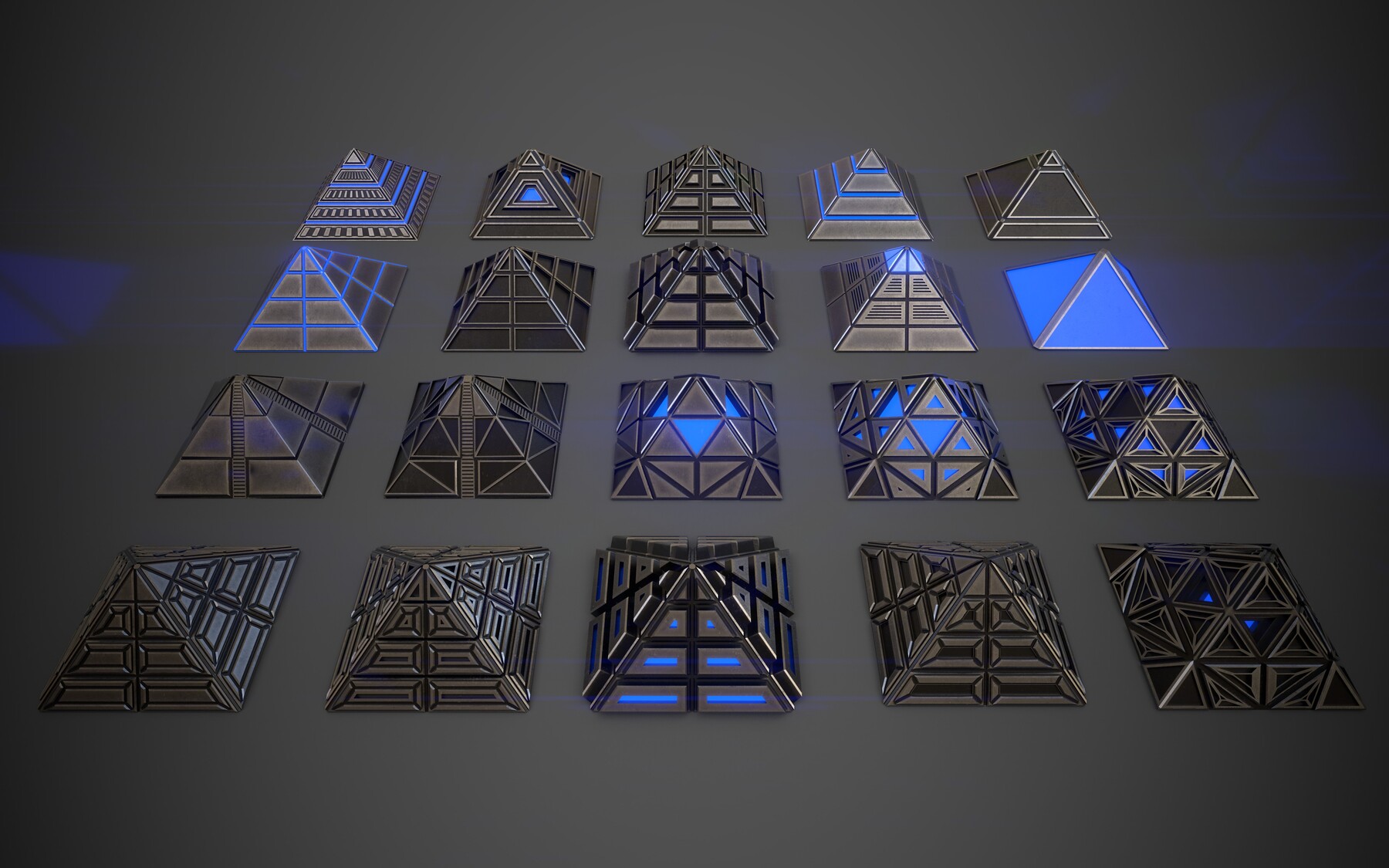 ArtStation - Sci-Fi Pyramid Metal | Resources