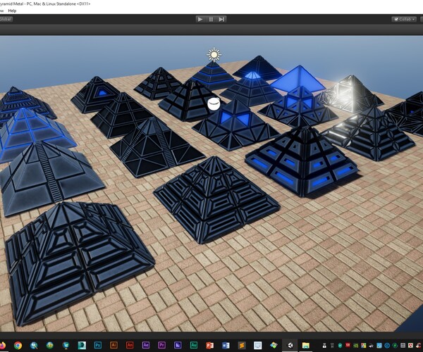 ArtStation - Sci-Fi Pyramid Metal | Resources