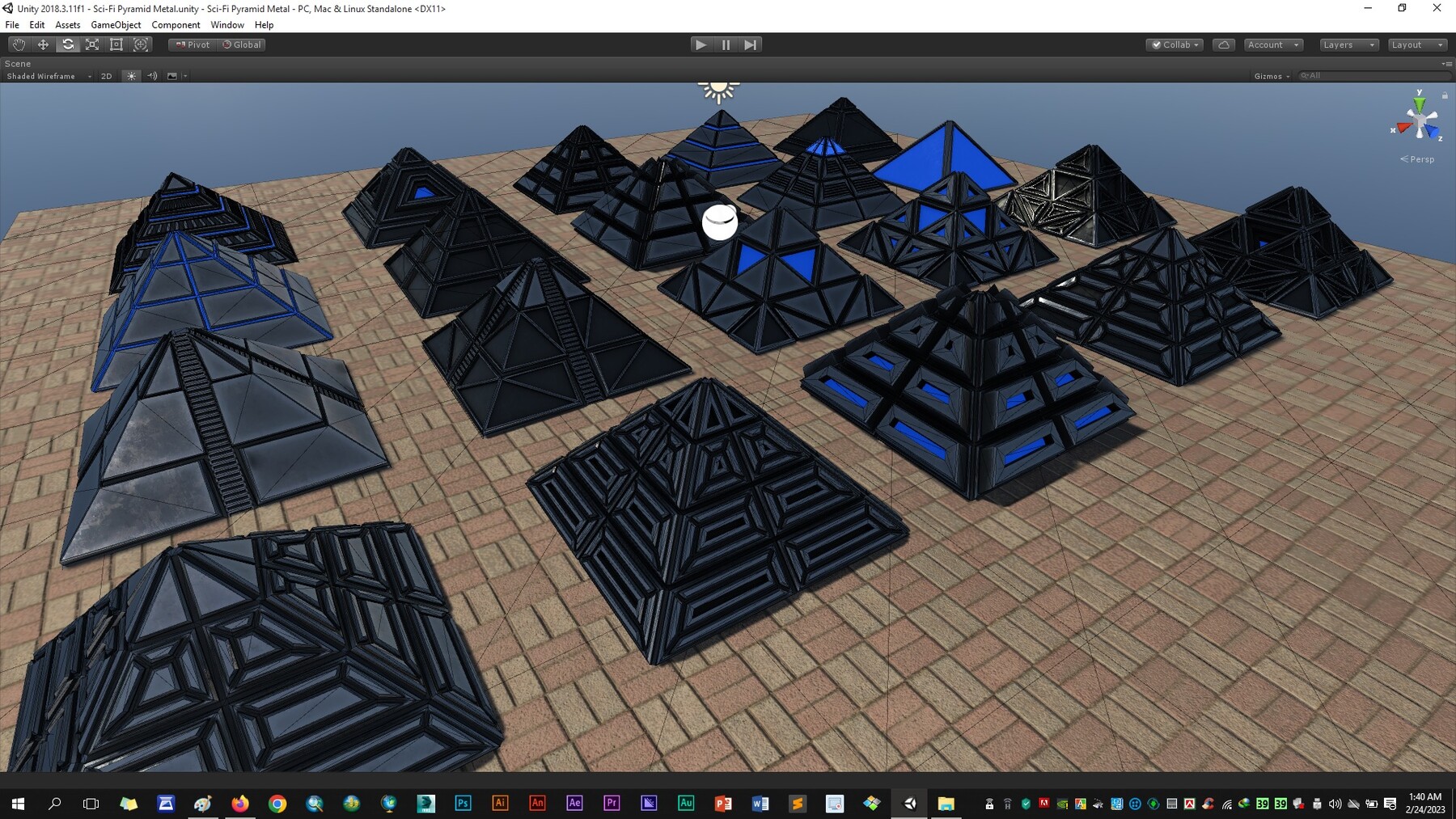 ArtStation - Sci-Fi Pyramid Metal | Resources